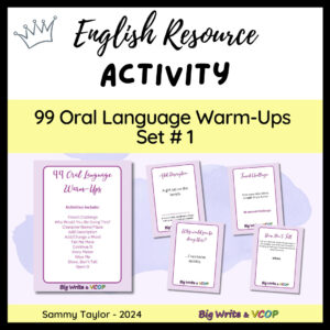 VCOP Resources – Resources to Enhance Literacies