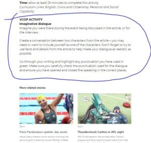 How great is KidsNews! – Resources to Enhance Literacies