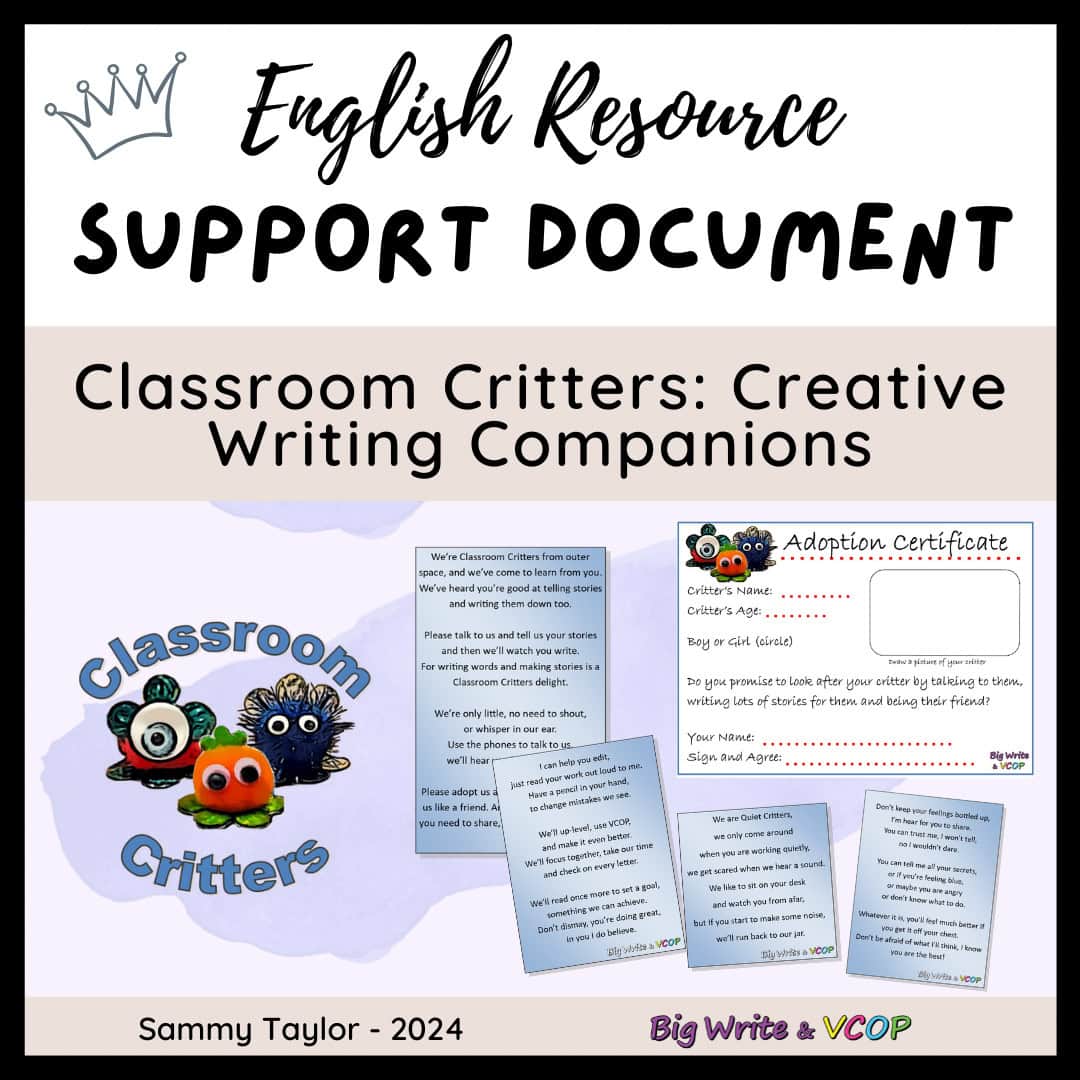 Classroom Critters: A Playful Way to Unlock Writing Confidence and Creativity – Resources to ...
