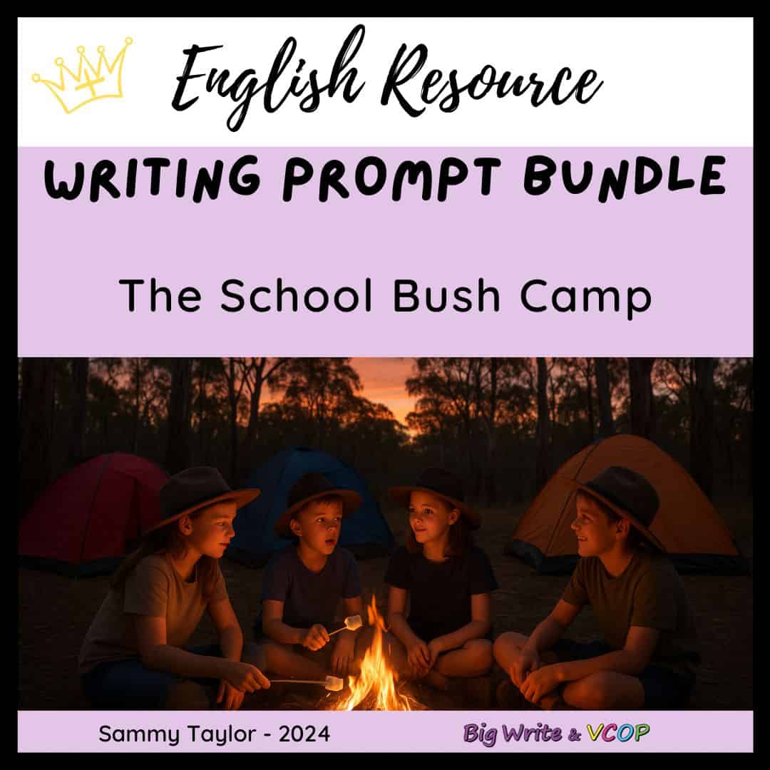 The School Bush Camp – Writing Prompt Bundle – Resources to Enhance ...